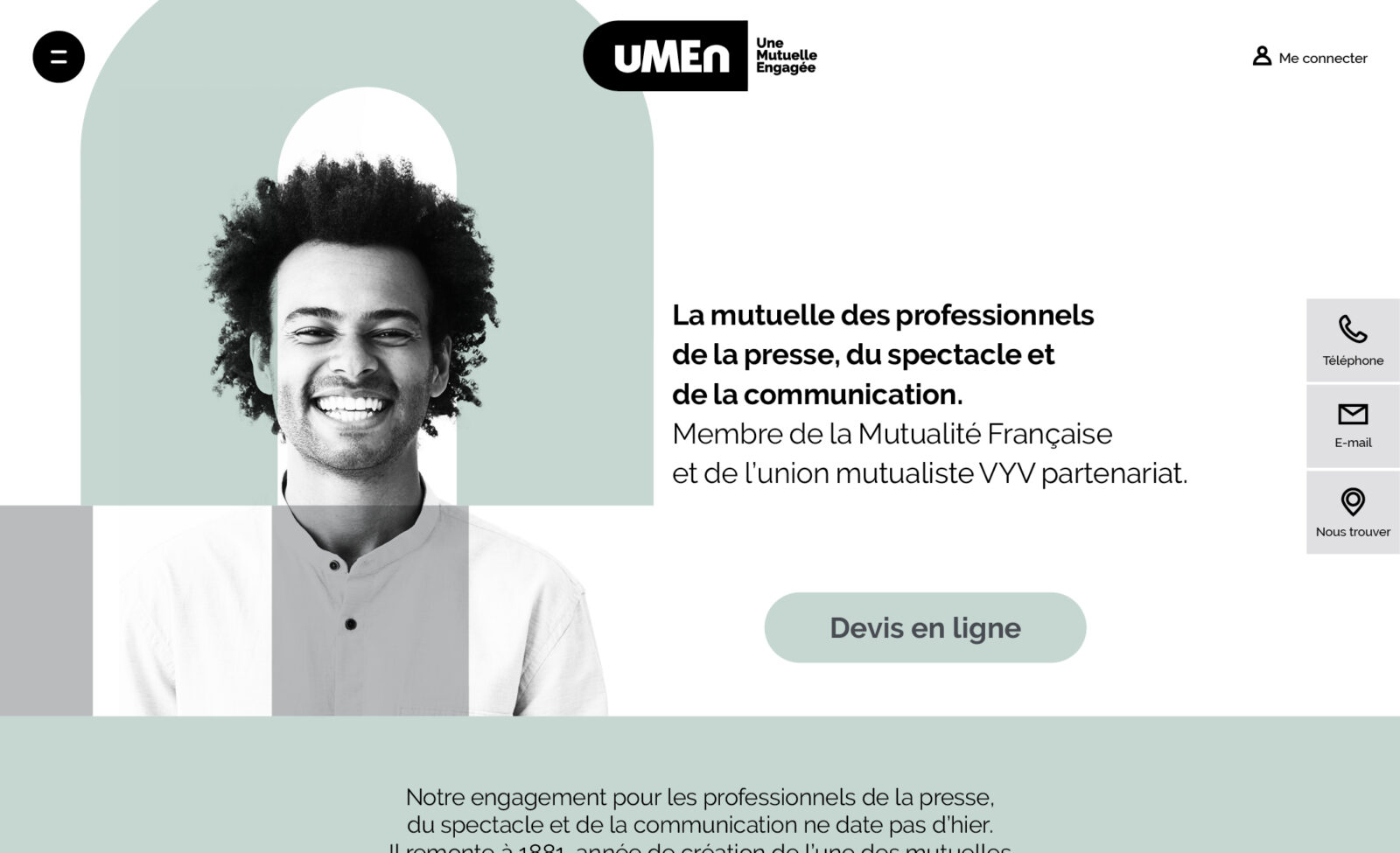 UMEN UNE MUTUELLE ENGAGÉE Projet - TooGoodStudio